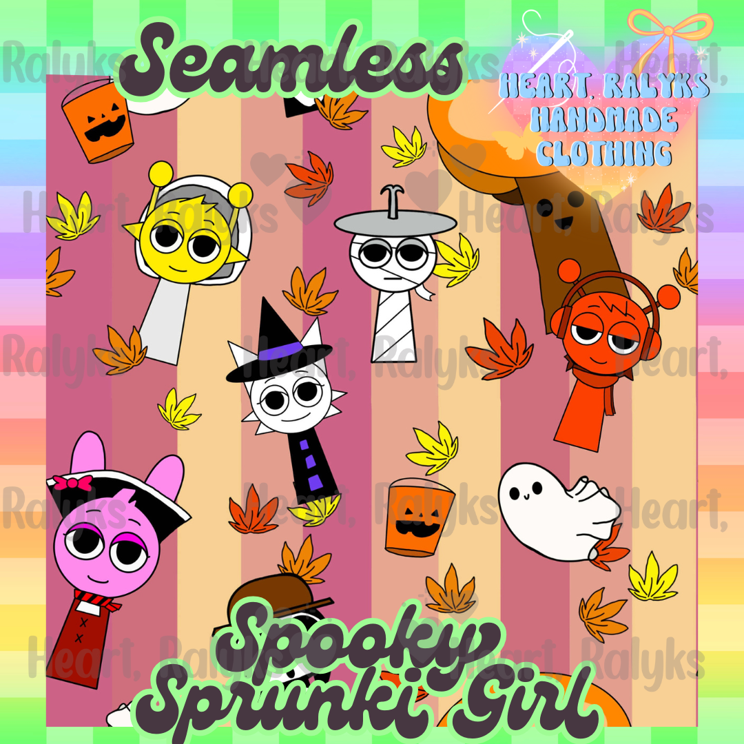 Spooky Sprunki Girl – Heart Ralyks Handmade